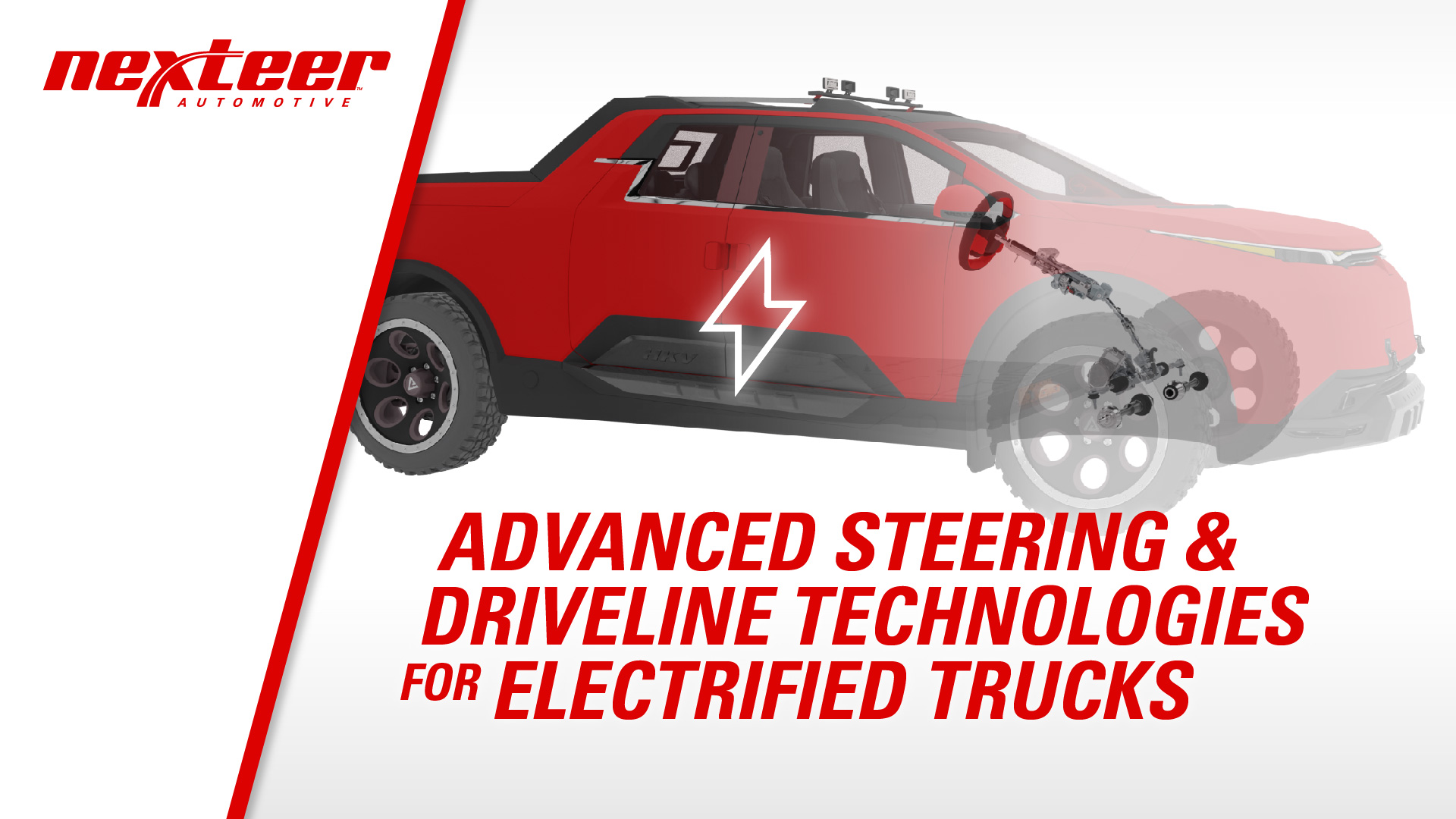 为电动卡车赋能的先进转向与传动系统技术 - Nexteer